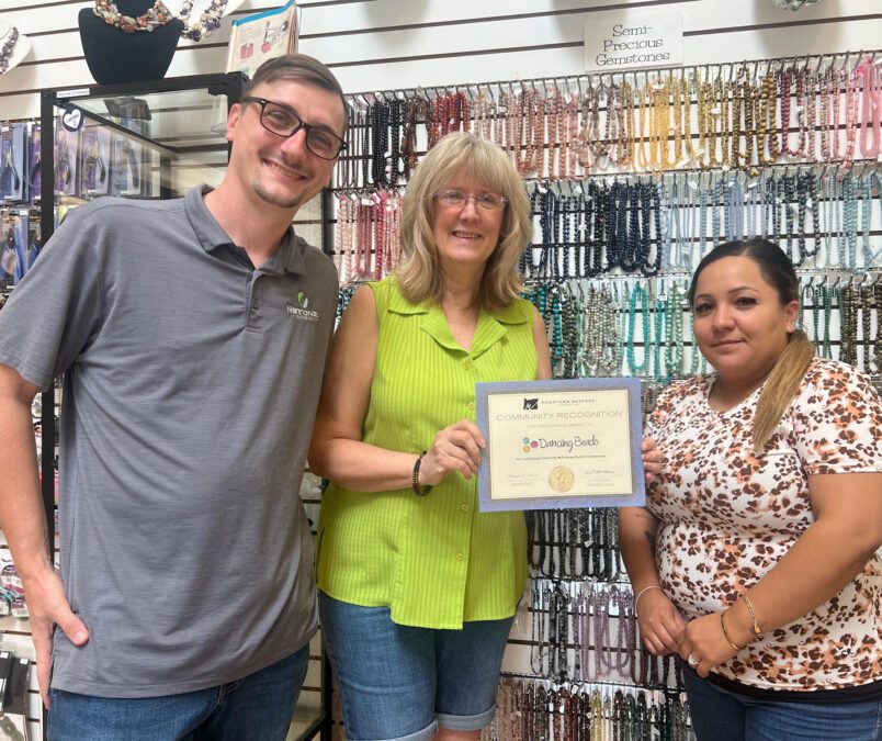 DMA COMMUNITY RECOGNITION AWARD - Dancing Beads | Downtown Medford ...